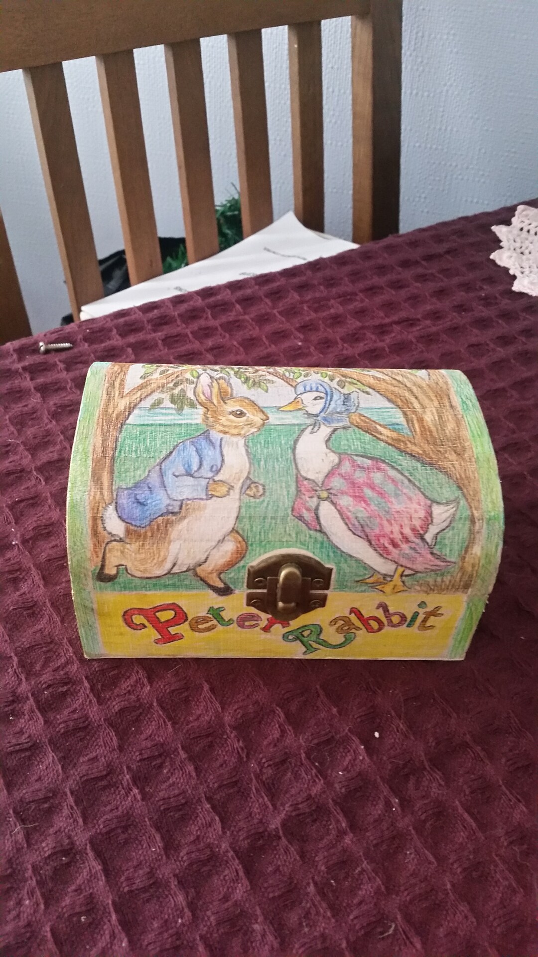 Peter Rabbit and Jemima Puddleduck Hand Drawn Craft Box - Etsy