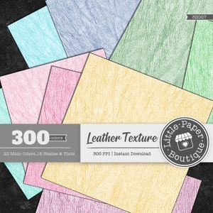 100 Leather Texture Digital Paper, Commercial Use Instant Download ...