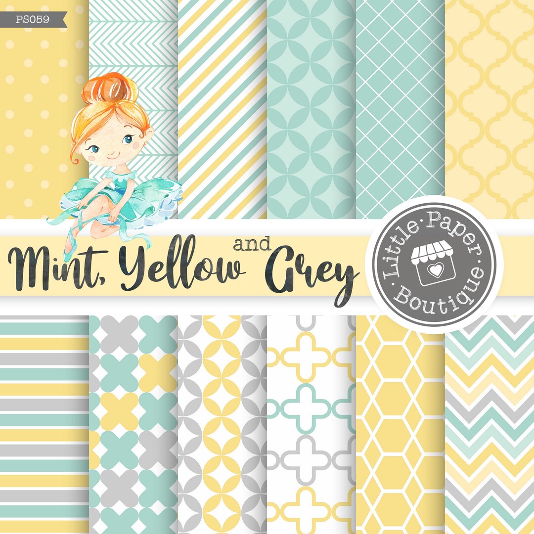 Digital Scrapbook Paper Set - Printable Backgrounds - Summer Digital ...