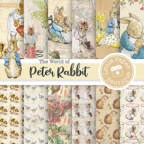 Peter Rabbit Valentine Cards Digital printables Direct download ...