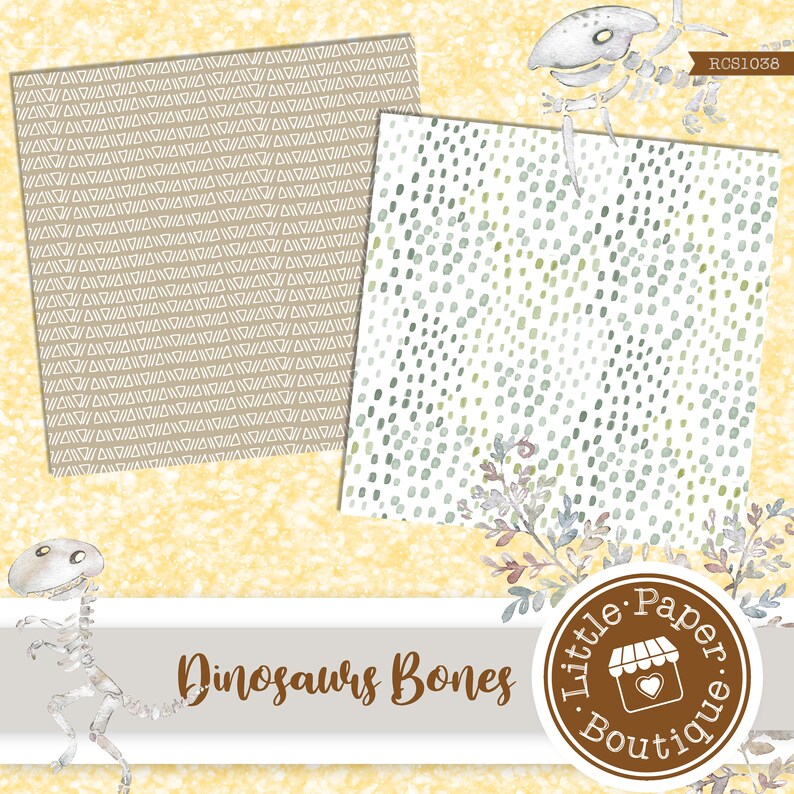 Dinosaur Digital Paper, Jurassic Scrapbook Papers, Dinosaurs Wallpaper ...