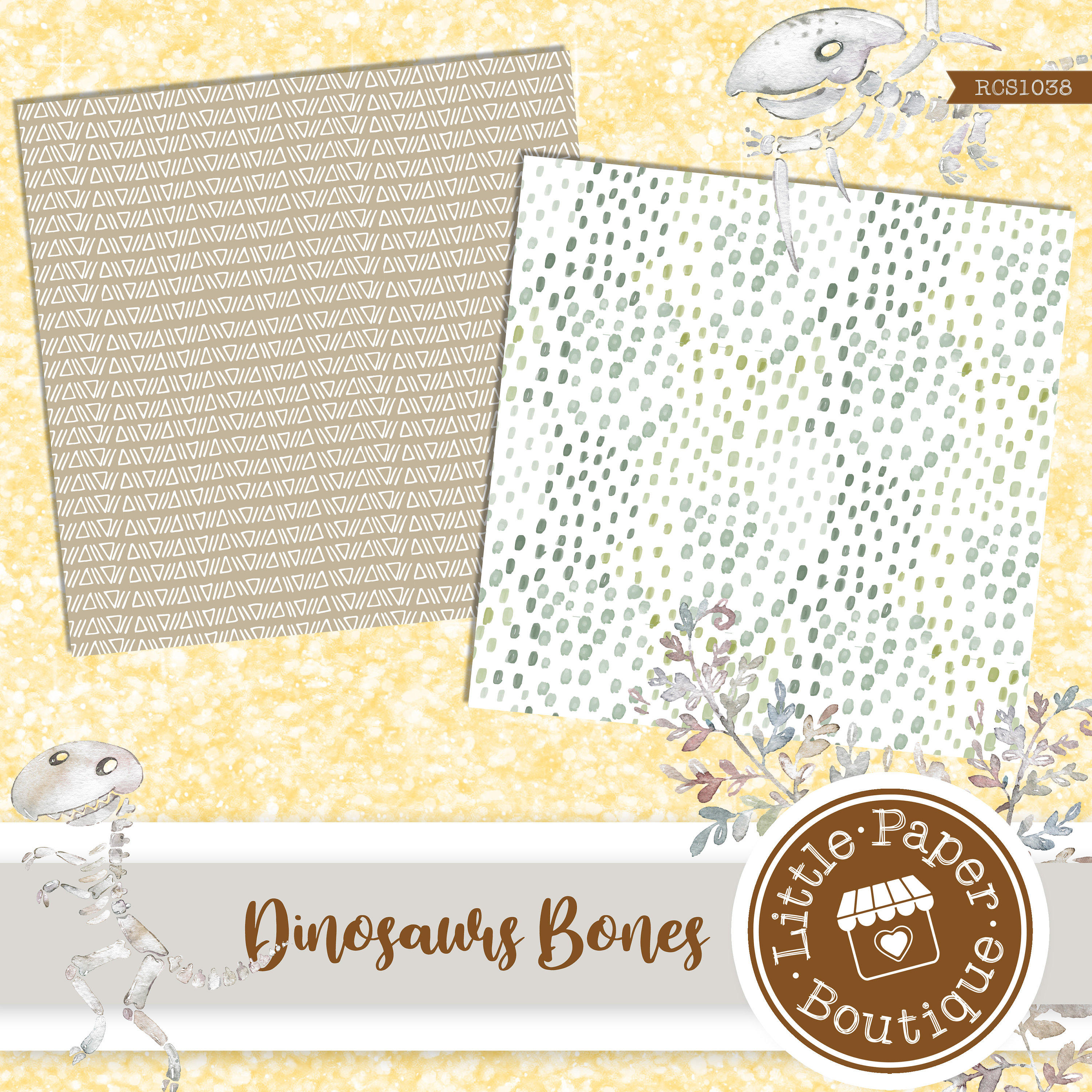 Dinosaur Digital Paper, Jurassic Scrapbook Papers, Dinosaurs Wallpaper ...