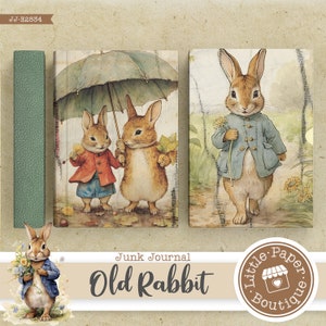 Peter Rabbit by Beatrix Potter Digital Junk Journal Kit (FULL KIT) With ...