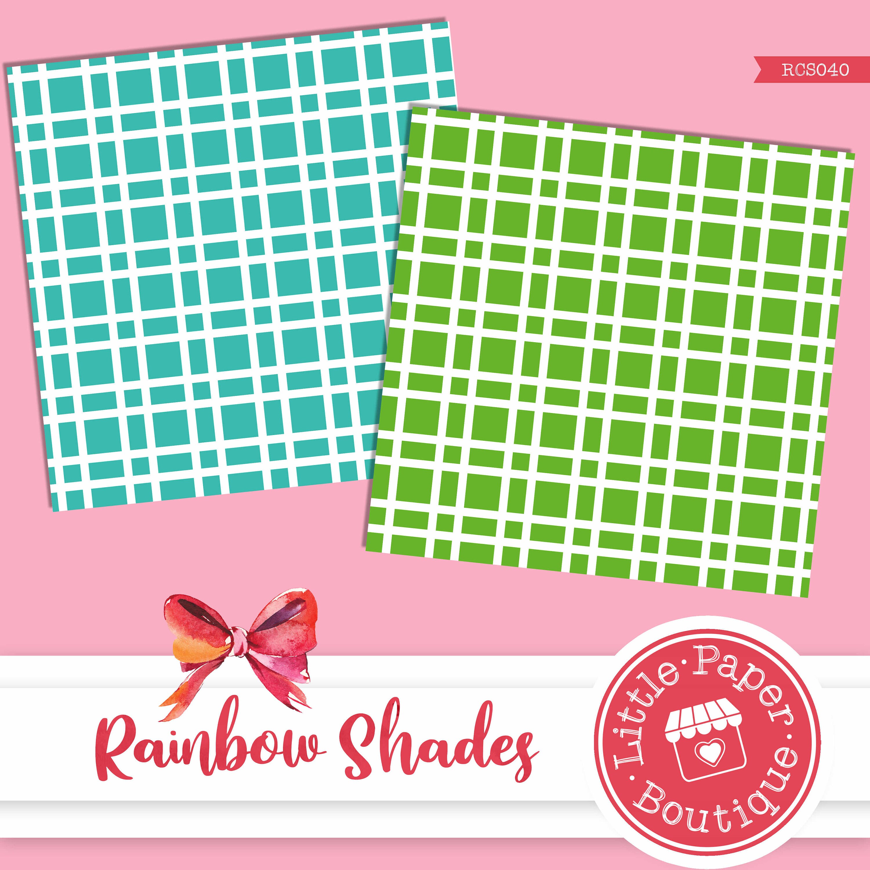 Bright Rainbow Digital Paper Set Rainbow Patterned Paper - Etsy