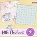Purple Elephant Digital Paper Baby Elephant Digital Paper - Etsy