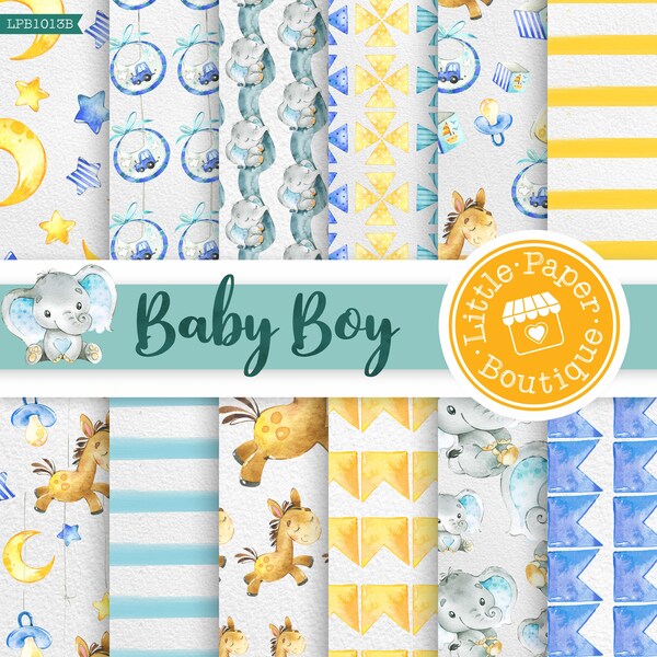 Baby Digital Paper - Etsy