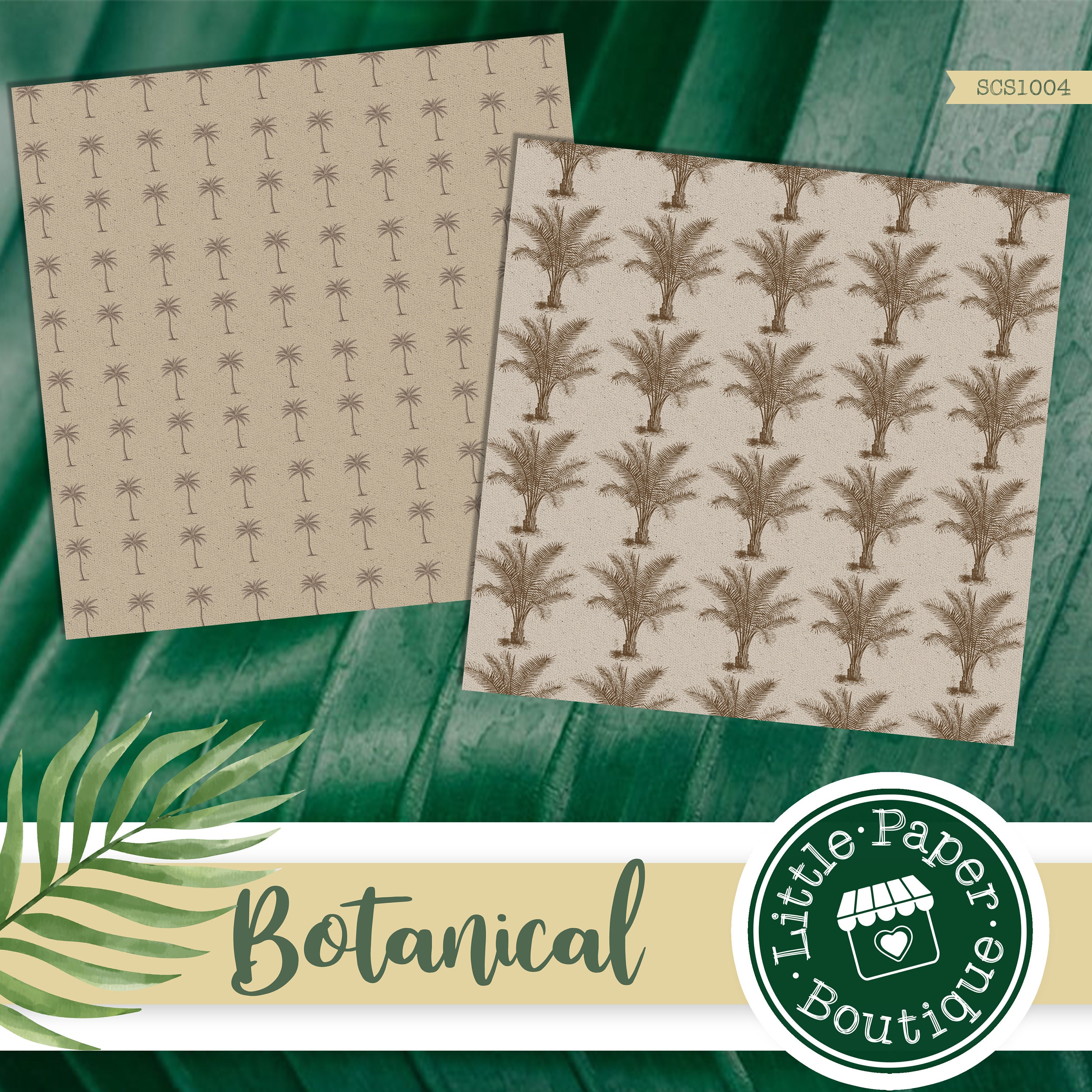 Indoor Jungle Digital Papers Plants Seamless Patterns - Etsy