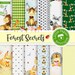 Forest Animals Digital Papers Foxes Digital Papers Digital - Etsy