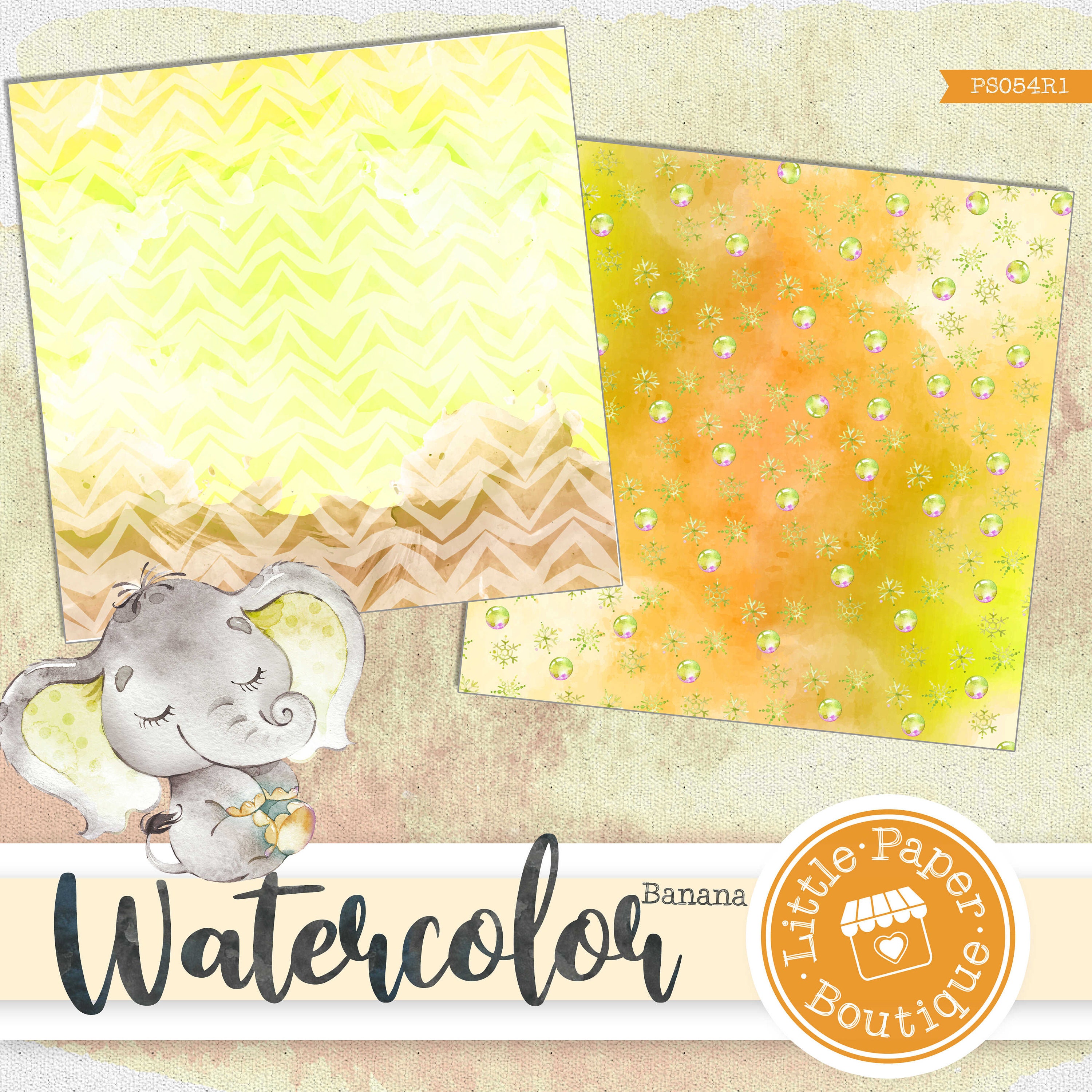 Digital Scrapbook Paper Set Printable Backgrounds Under - Etsy