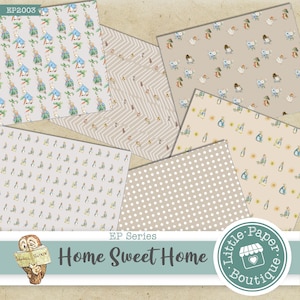 Peter Rabbit Paper Pack, Beatrix Potter, Digital Paper, Printable Paper ...