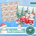 Christmas Digital Paper, Red Green Paper Set, Nordic Christmas ...