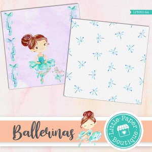 Ballerina Tutu Paper, Digital Ballerina Paper, Ballerina Dancing ...