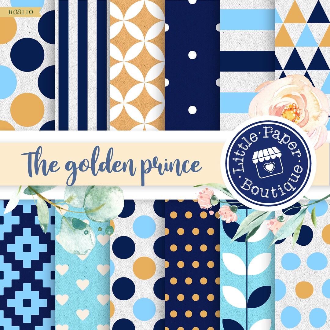 Baby Blue Digital Paper Blue Grey Baby Boy Digital Paper - Etsy