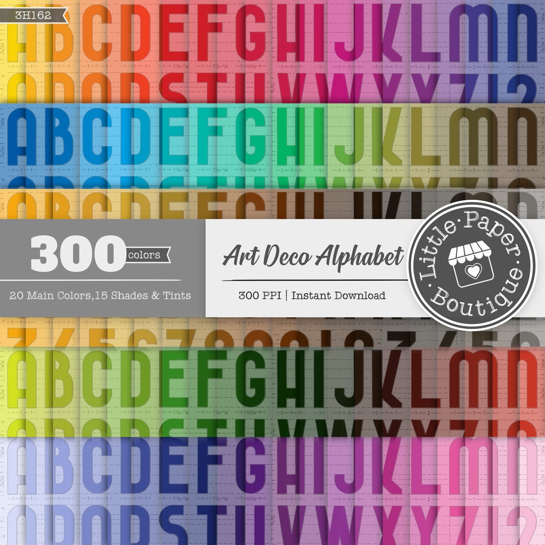 300 Alphabet Papers in 12 Inch, 300 Planner Paper, Commercial Use ...
