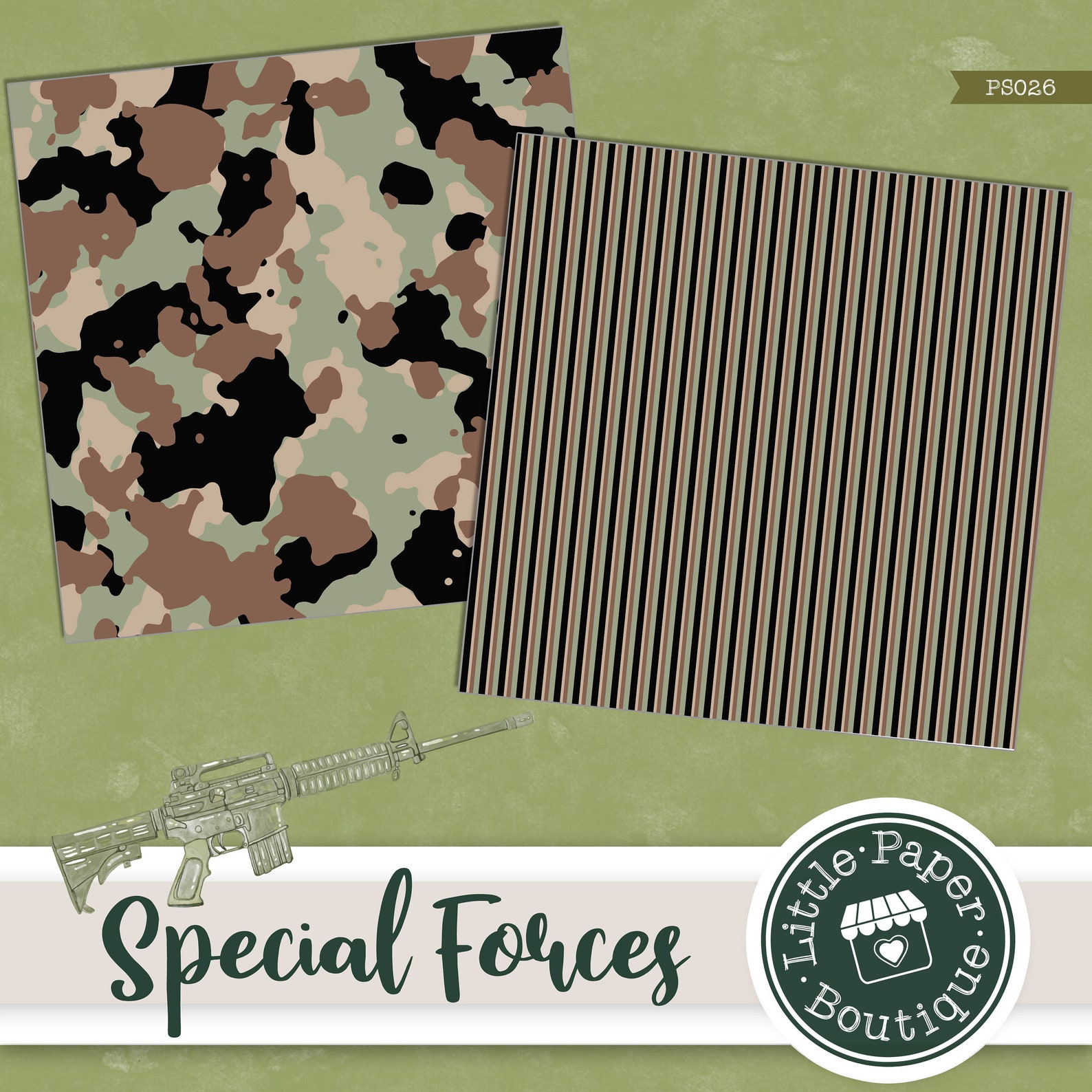 US Army Digital Paper Army Theme Scrapbook Military - Etsy