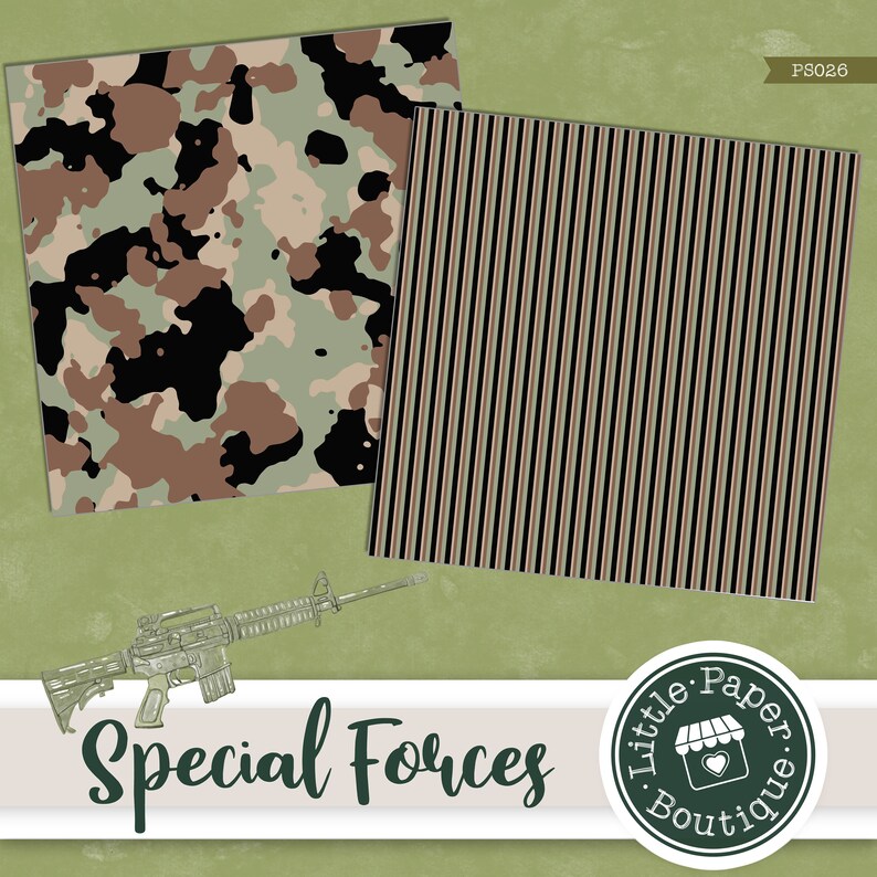 US Army Digital Paper Army Theme Scrapbook Military - Etsy