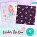 Mermaid Digital Papers, Mermaid Papers, Mermaids, Princess Papers ...