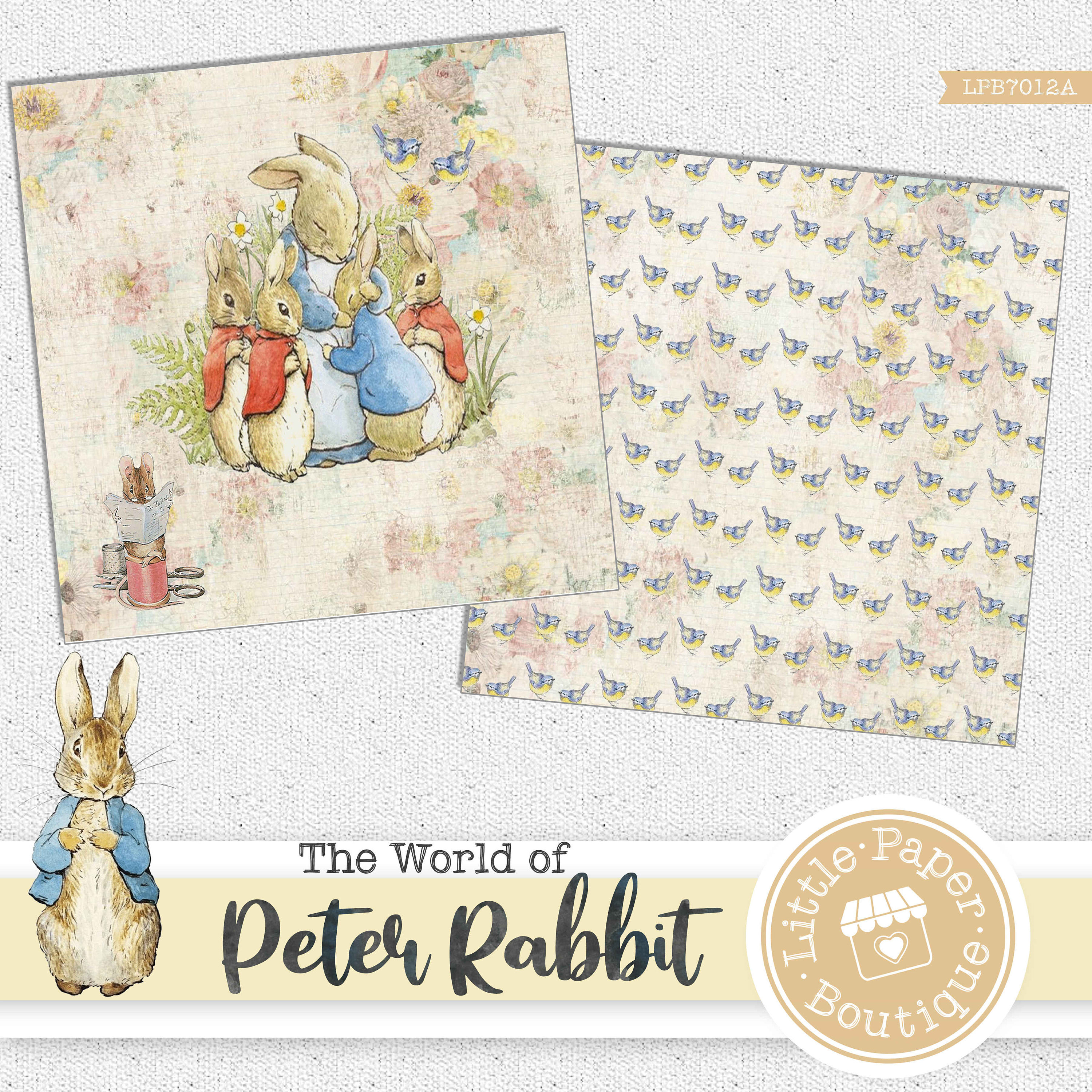Peter Rabbit Paper Pack Beatrix Potter Digital Paper - Etsy