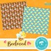 Bumble Bee Digital Papers, Honeybee Digital Patterns, Bee Papers,honey ...