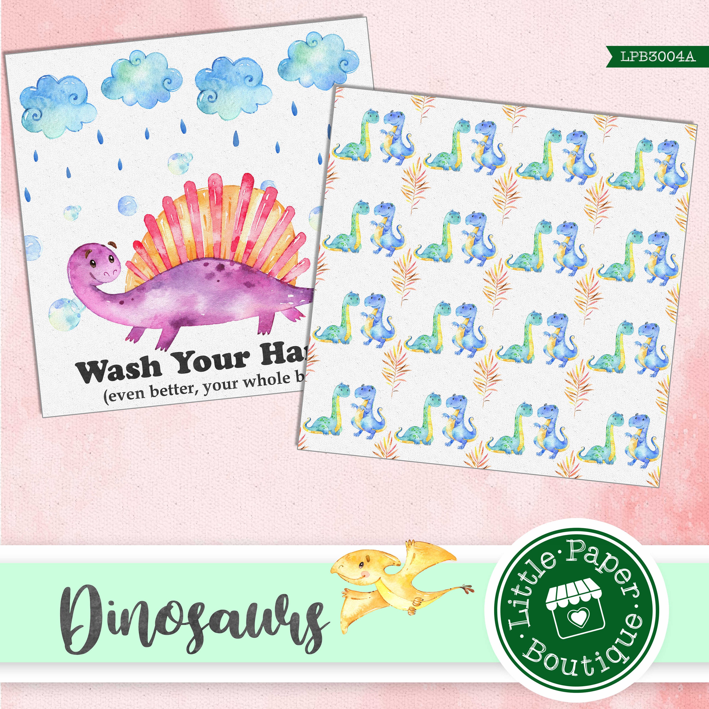 Quarantine Dinosaur Papers Stay Home Social Distancing Tags - Etsy