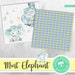 Baby Boy Digital Paper Baby Shower Scrapbook Blue & Grey - Etsy