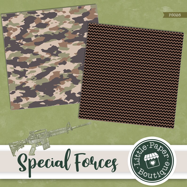 US Army Digital Paper Army Theme Scrapbook Military - Etsy