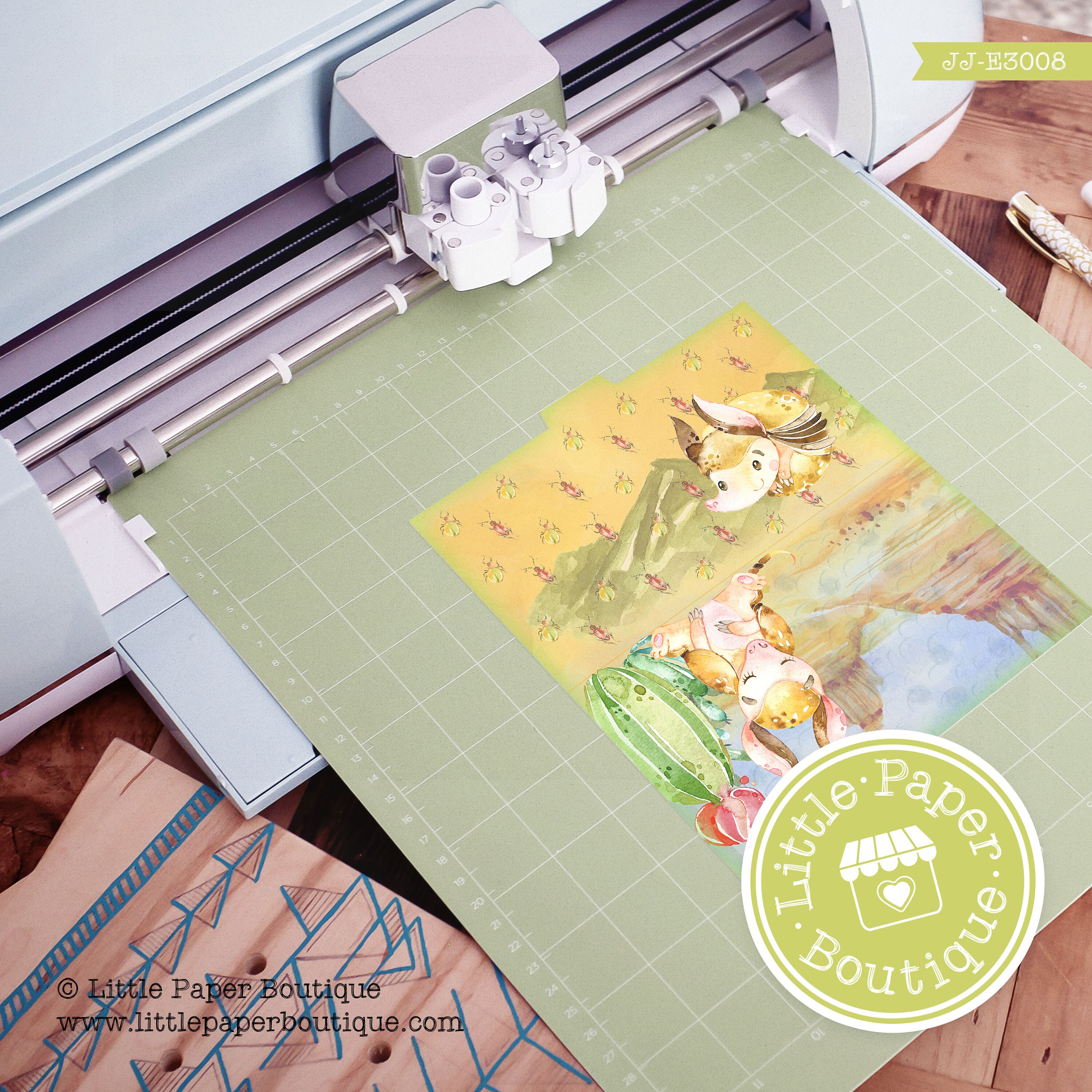 Armadillo Desert Animal Digital Junk Journal Kit FULL KIT - Etsy