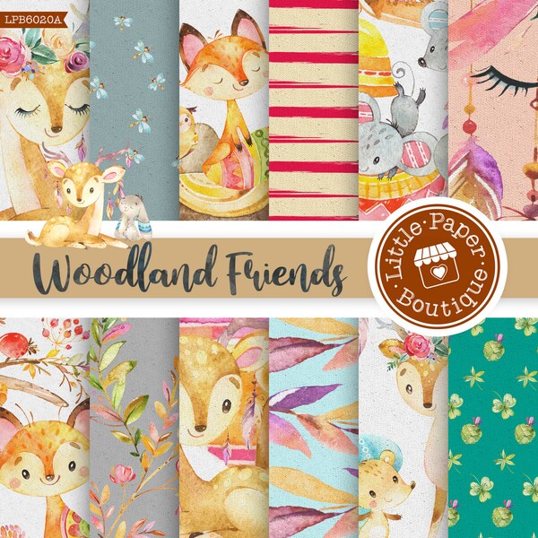 Woodland Wall Paper - Etsy