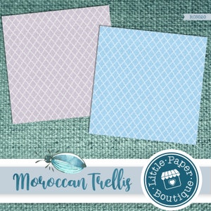 Moroccan Digital Paper Background Scrapbooking Printable Paper Pack ...