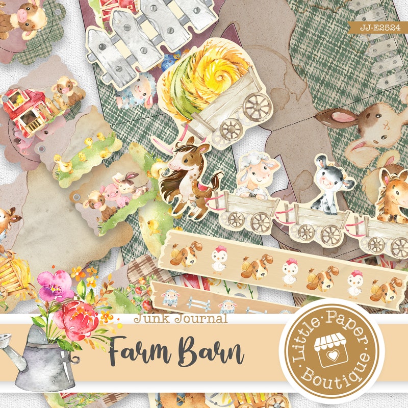 Farm Scrapbook Kit - Etsy