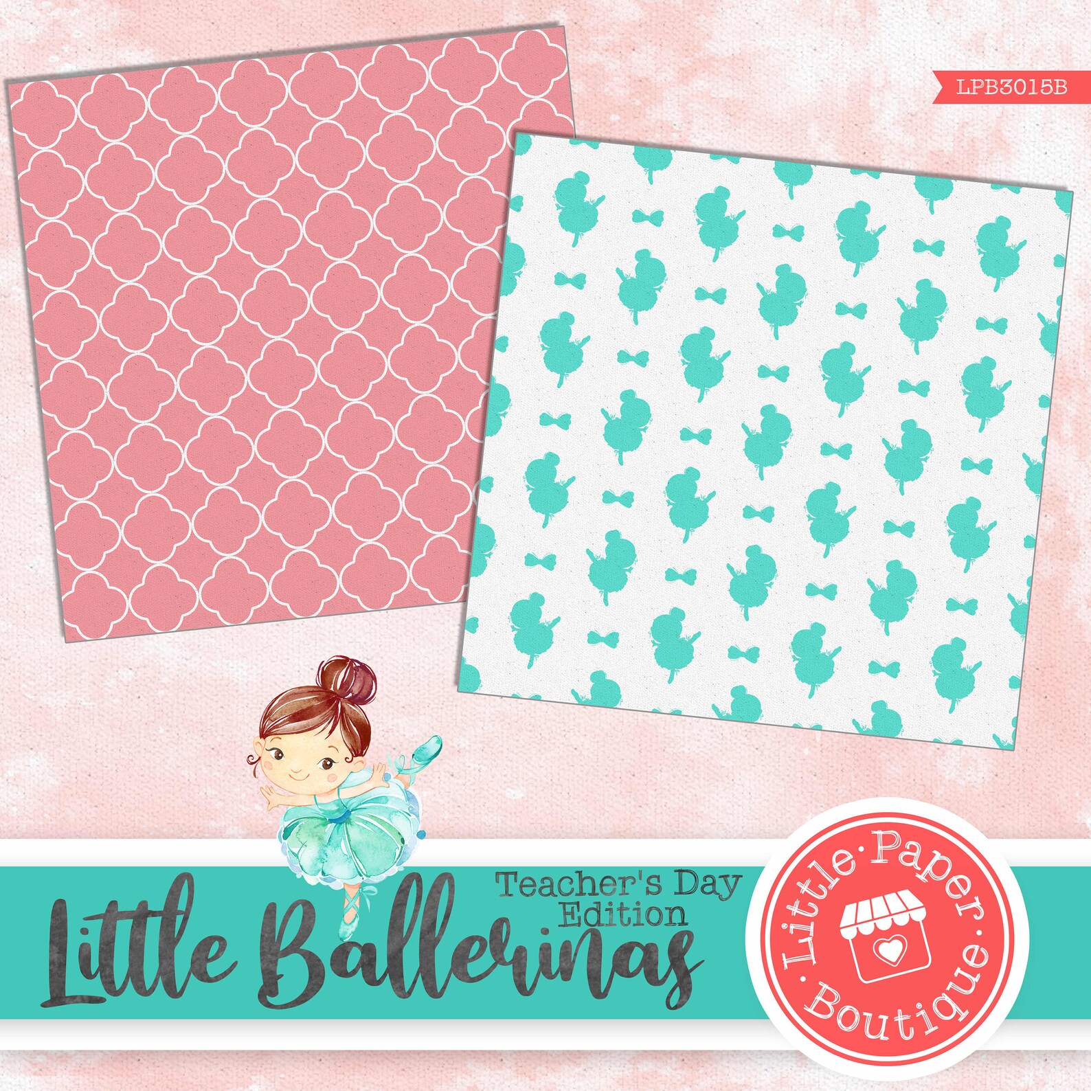 Ballet Digital Paper Ballerina Pattern Ballet Dancer - Etsy