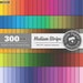 300 Tiny Horizontal Striped Digital Paper Rainbow Stripes Digital Paper ...