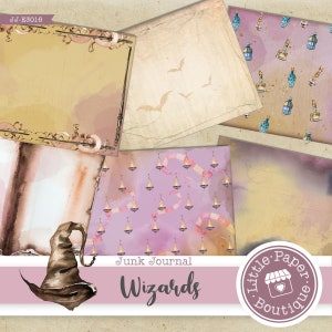 The Wizarding World Magical Junk Journal Kit (FULL KIT) With Scrapbook ...