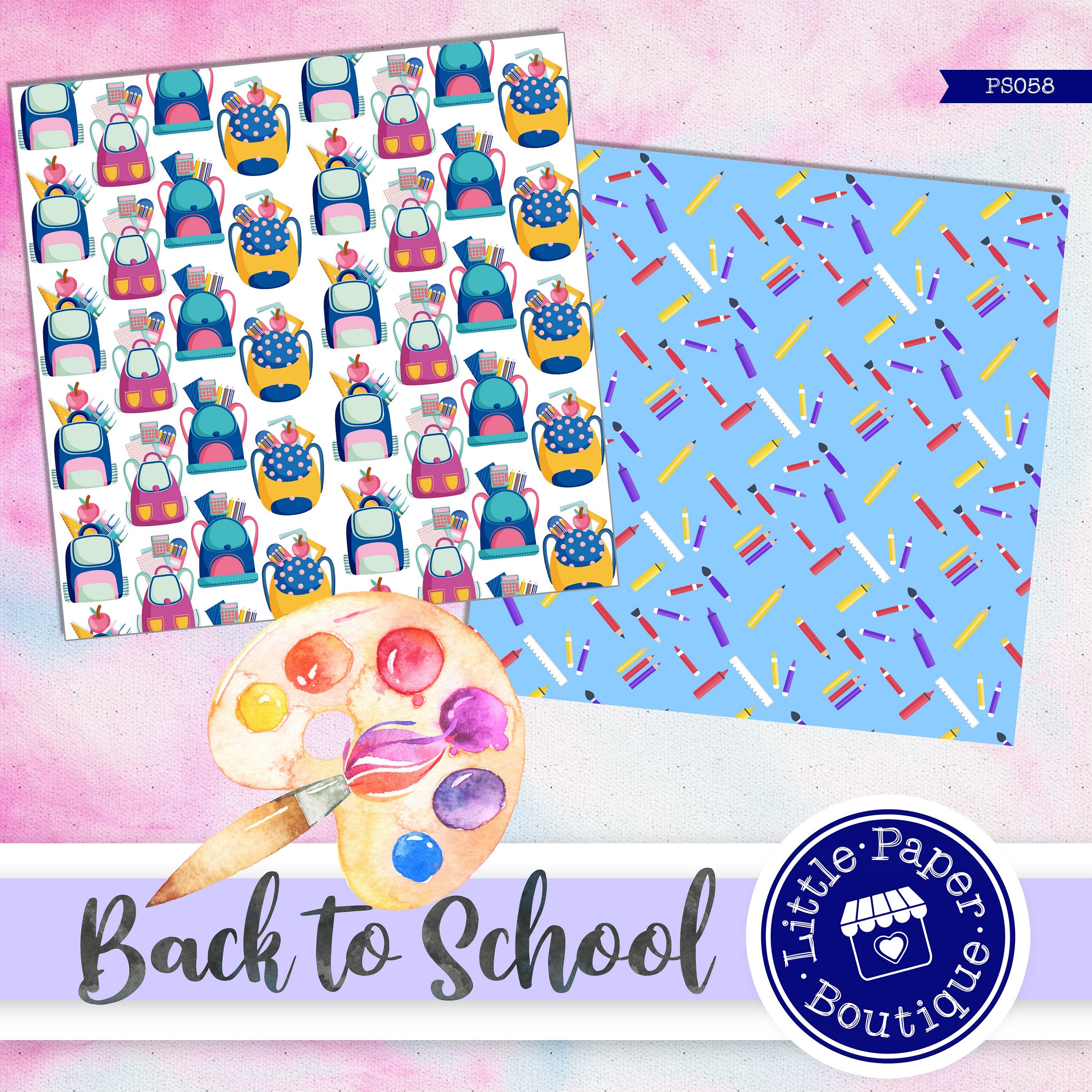 School Rules Paper Pack Back to School Digital Paper Teacher - Etsy