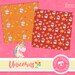 Unicorn Digital Paper, Whimsical Digital Paper, Unicorn Planner ...