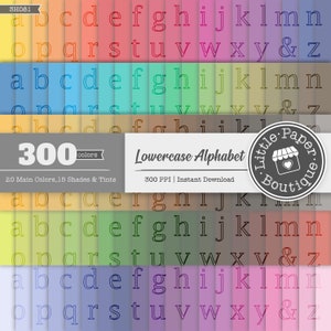 300 Alphabet Papers in 12 Inch, 300 Planner Paper, Commercial Use ...
