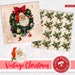 Christmas Digital Paper, Christmas Scrapbook Paper, Digital Christmas ...