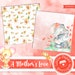 Baby Girl Digital Paper, Mother and Baby, Mommy and Me Digital Paper ...