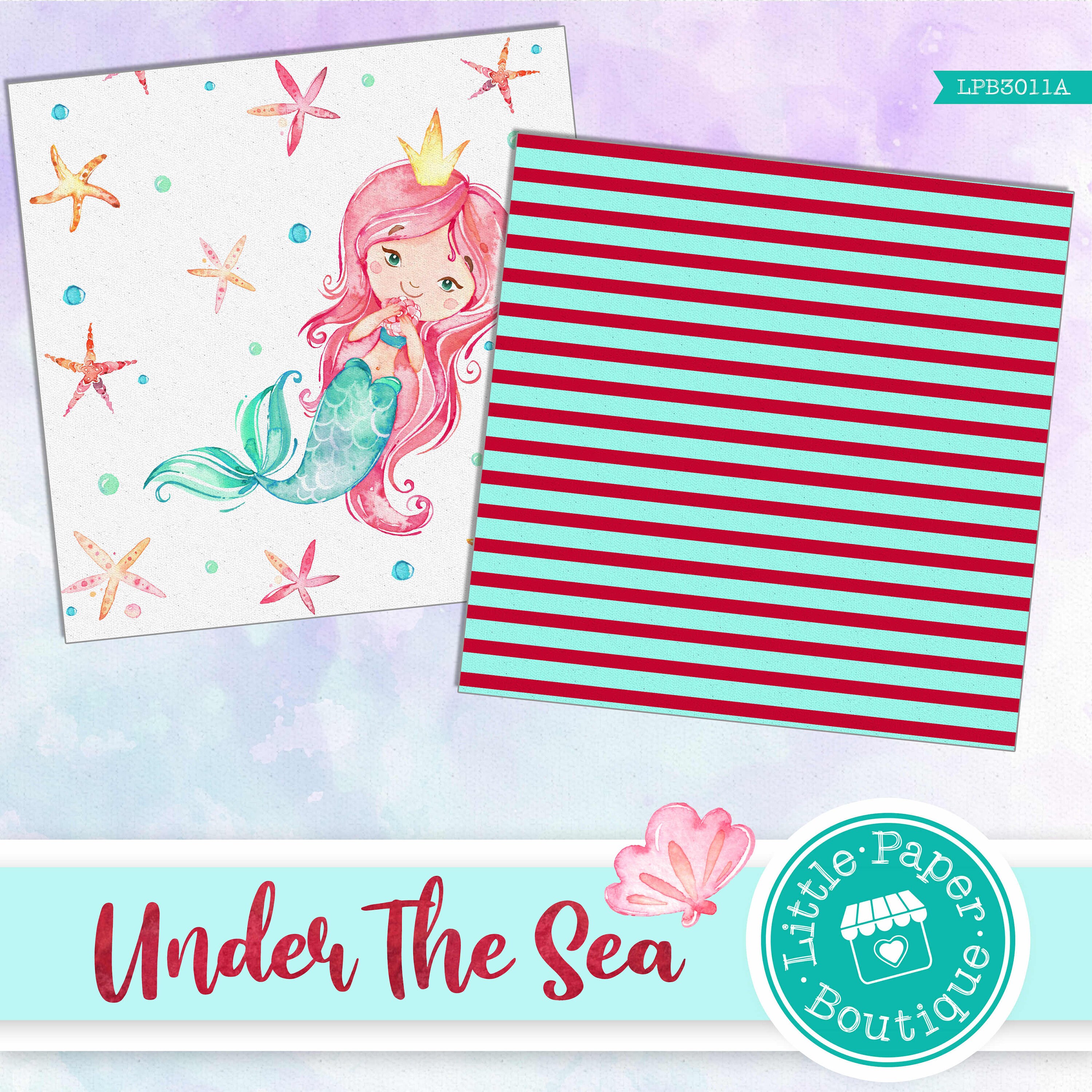 Mermaid Digital Papers Mermaid Papers Mermaids Princess - Etsy