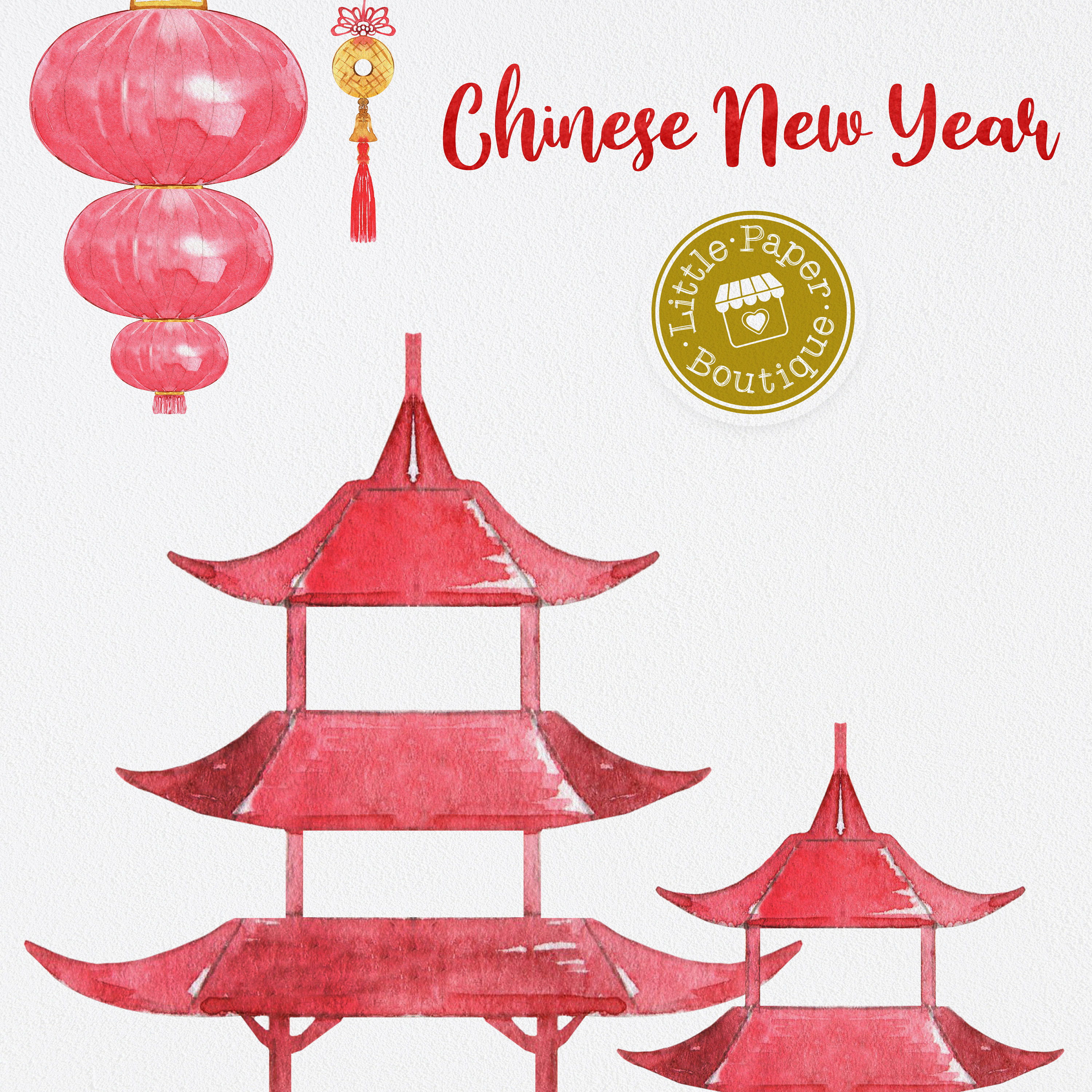 Chinese New Year Clipart - Chinese Tradition Clip Art New Year Lanterns ...