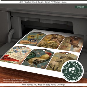 Vintage Farm Digital Paper, Vintage Scrapbook, Antique Sheet Music ...