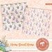 SEAMLESS Peter Rabbit by Beatrix Potter Digital Backgrounds A4 & Letter ...