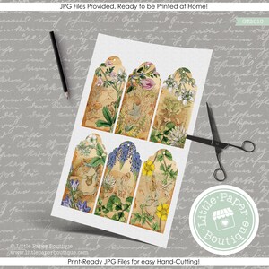 Peter Rabbit by Beatrix Potter Digital Gift Tags Printable, Vintage ...