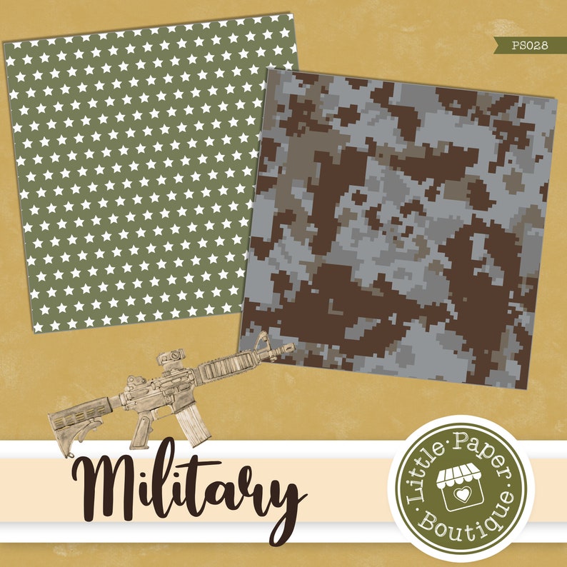 Armed Forces Digital Papers,camo, Camoflauge, Patriotic, Military, Army ...