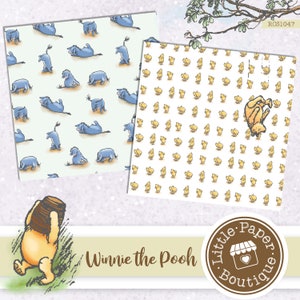 SEAMLESS Winnie the Pooh Digital Paper Digital Download Designs ...