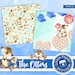 Otter Scrapbook Papers,watercolor Otters,cute Otters and Sea Creatures ...