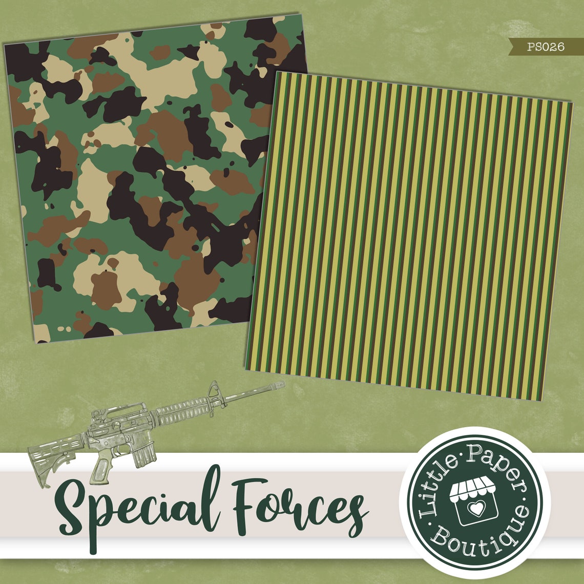 US Army Digital Paper Army Theme Scrapbook Military - Etsy