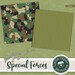 US Army Digital Paper, Army Theme Scrapbook, Military Scrapbook ...