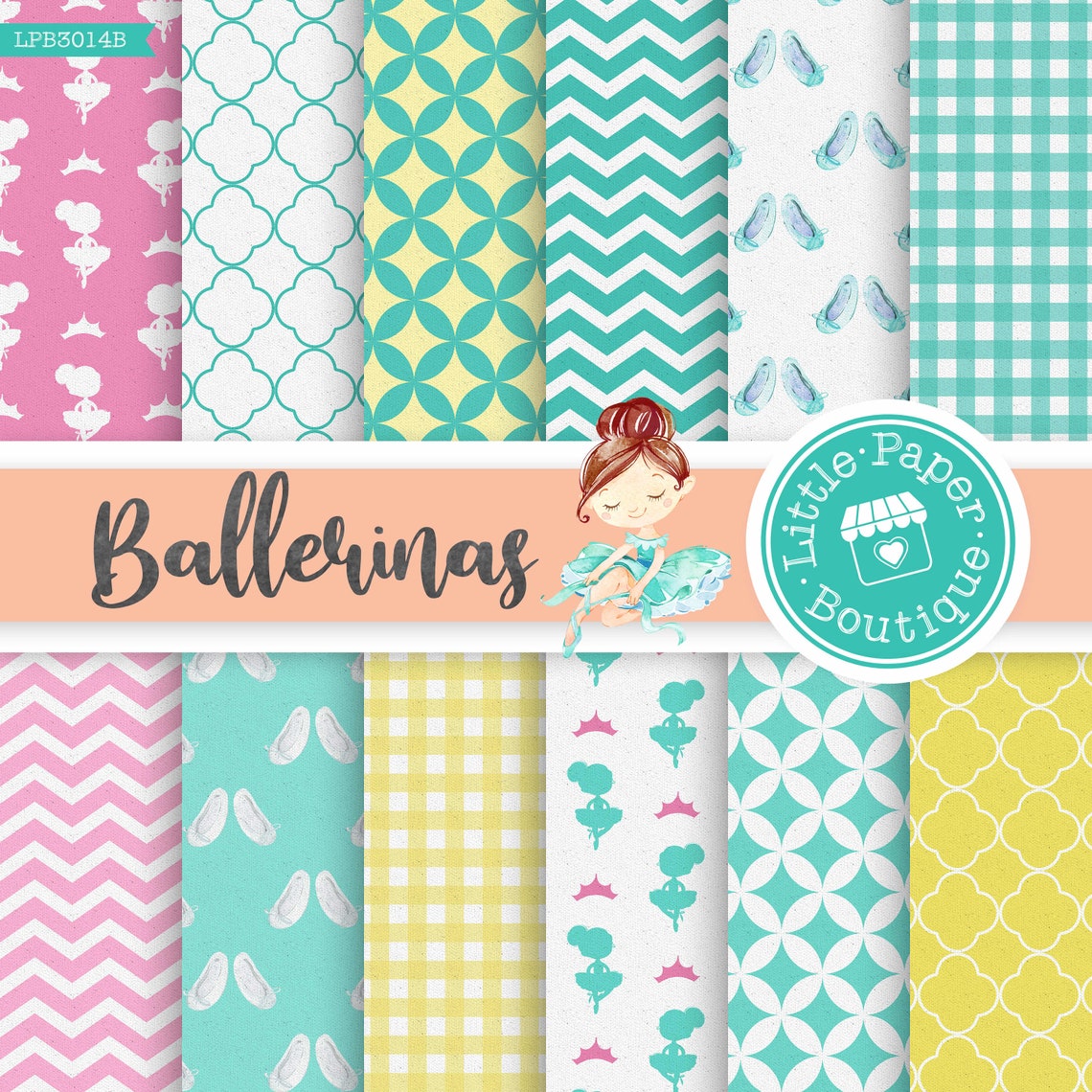 Ballerina Tutu Paper Digital Ballerina Paper Ballerina - Etsy