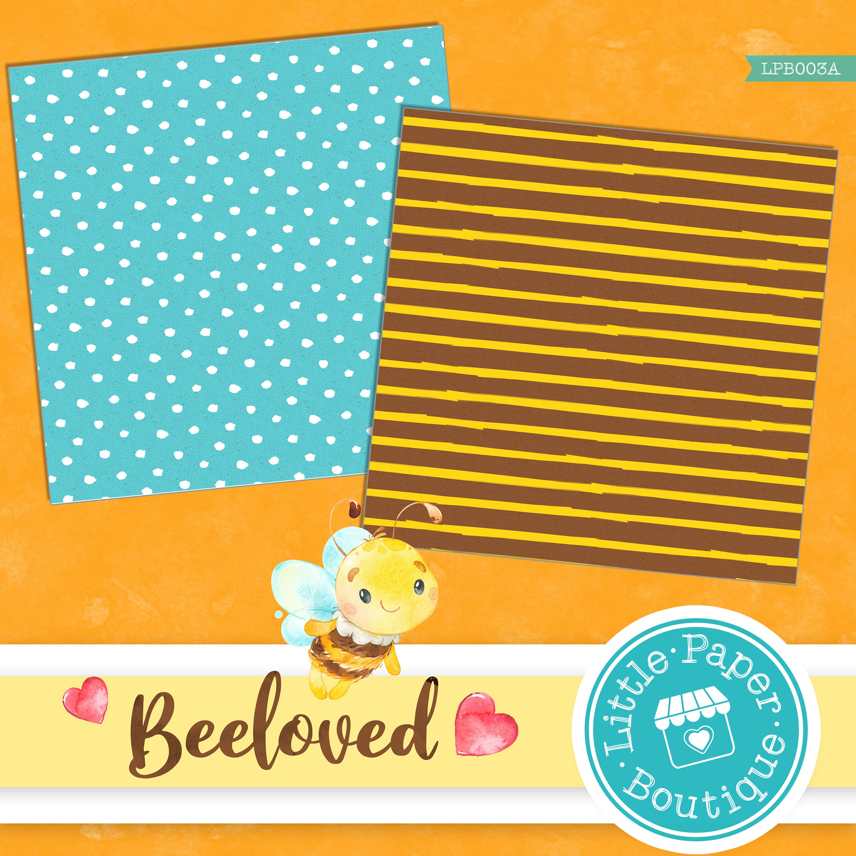 Bumble Bee Digital Papers Honeybee Digital Patterns Bee - Etsy